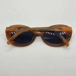 Cocoplum | Accessories | Cocoplum Orange Sunglasses With Blue Lenses ...